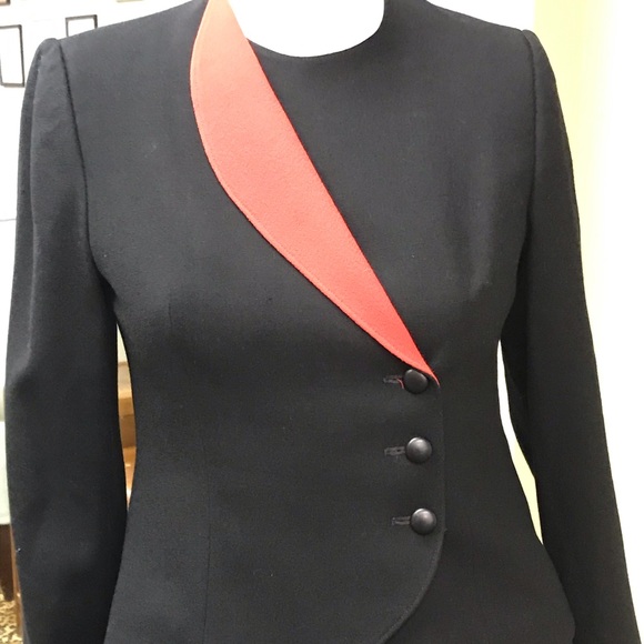 Bert Newman | Jackets & Coats | Vintage Bert Newman Blazer With Red ...